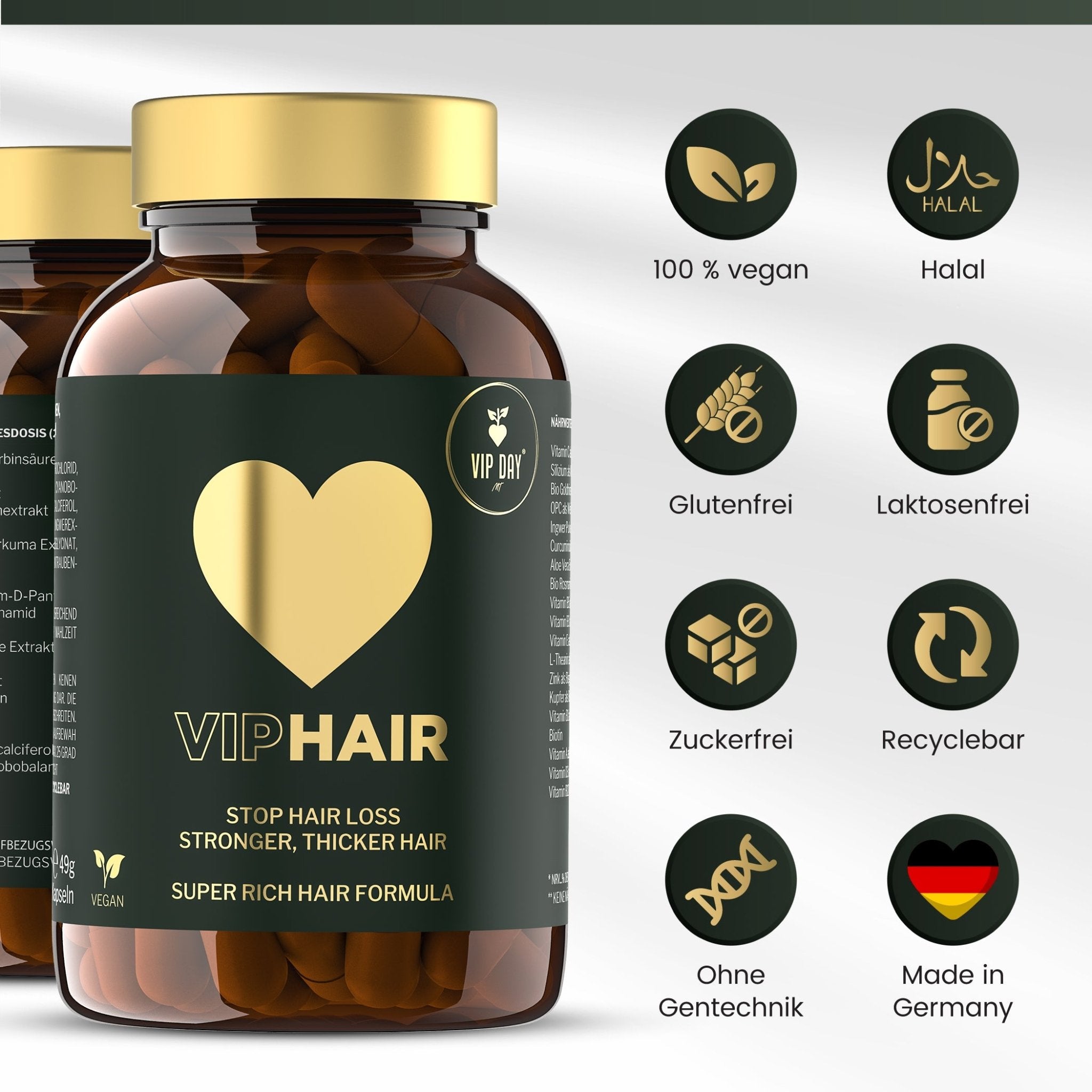 Haarkapseln mit Vitaminen Speziell für besseren und gesunden Haarwuchs ...